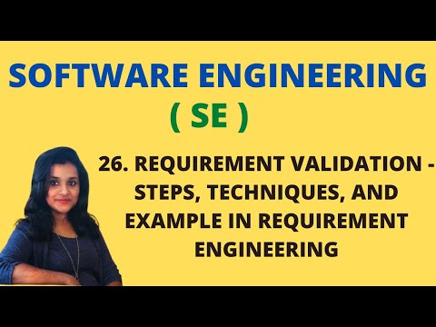 26 Requirement Validation - Steps, Techniques in Software Engineering with Example |SE|
