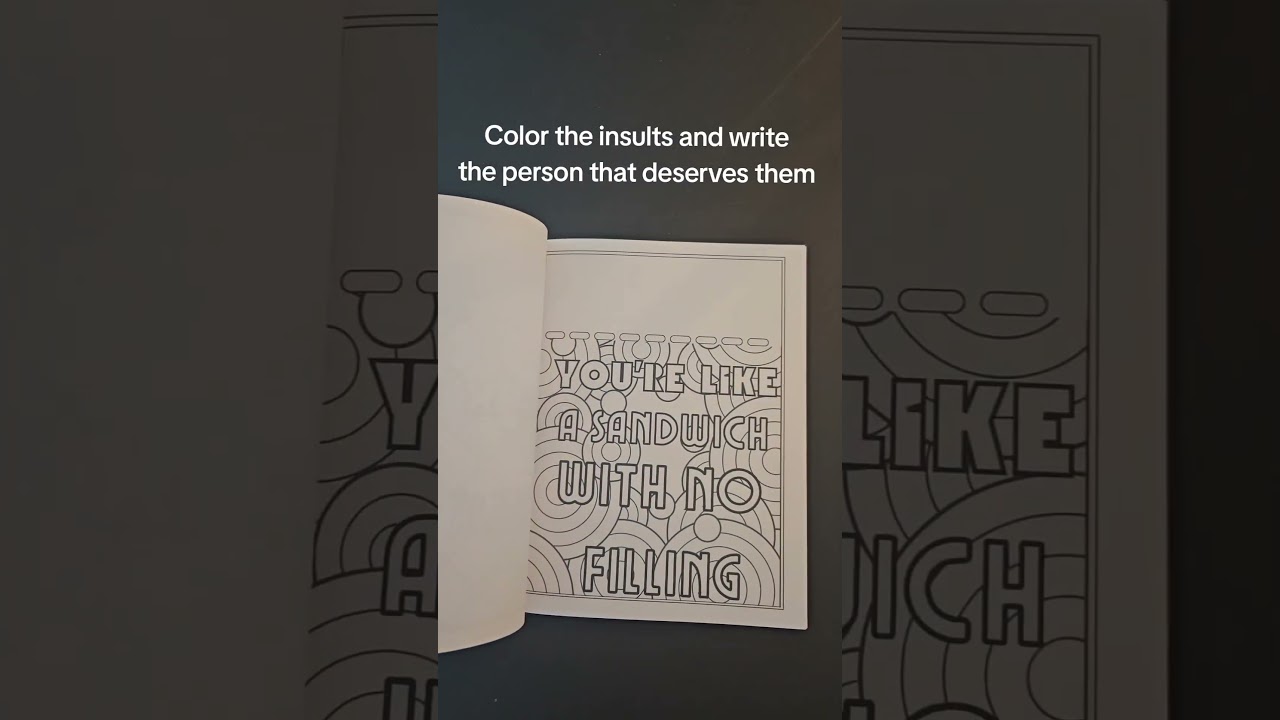 Funny coloring book #coloringbook #funnygift #coloringpages #adultcoloring