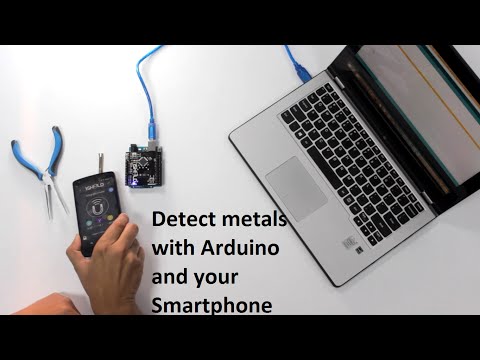 How to detect metals with Arduino and 1Sheeld - Magnetometer Shield Tutorial