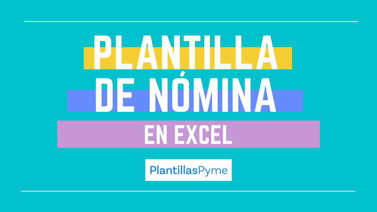 Plantilla de Nómina en Excel