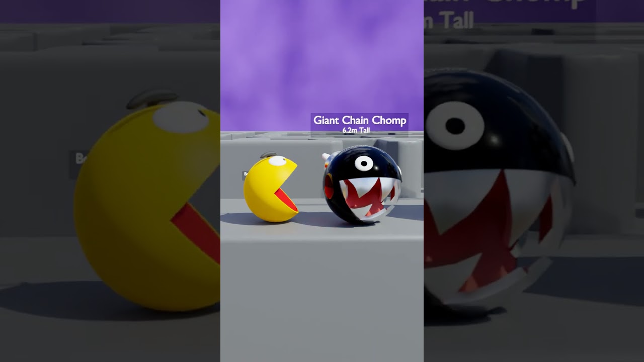 Mario Character Size Comparison #shorts