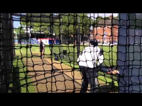 Ravi Bopara in the nets ready for the England / Sri Lanka ODI