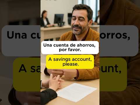 Spanish Conversation at the Bank – Simple & Useful Phrases 💰🏦
