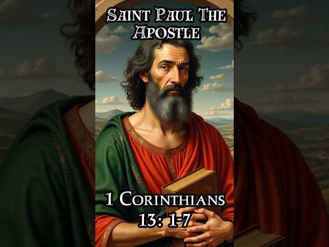 St. Paul - What is Love? 1st Corinthians 13 - The Bible Reveals The True Meaning Of LOVE