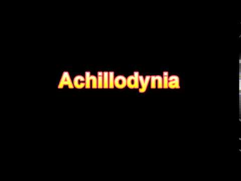 what is the definition of Achillodynia (Medical Dictionary Online)