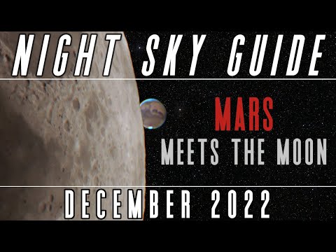 The Night Sky December 2022 | Mars Gets Close to the Moon & Earth ...