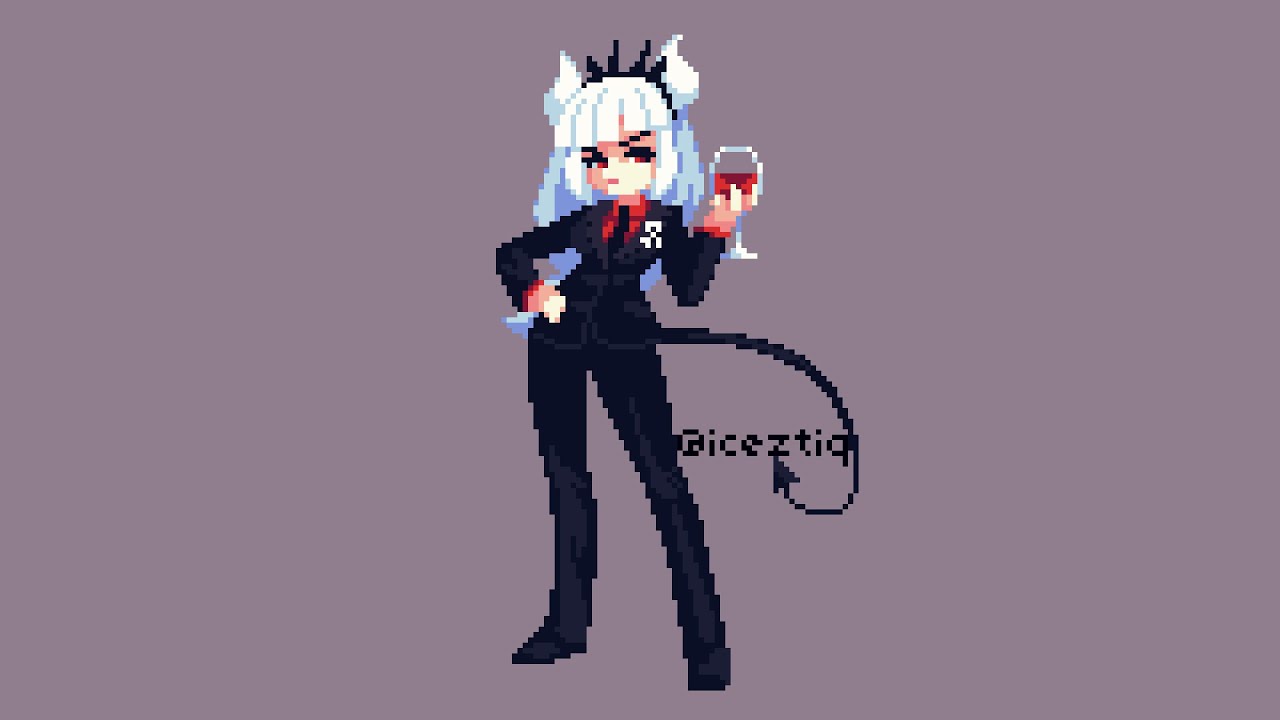 Lucifer #helltaker #pixelart #lucifer