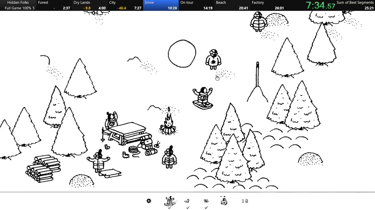Hidden Folks 100% speedrun in 24:34.17