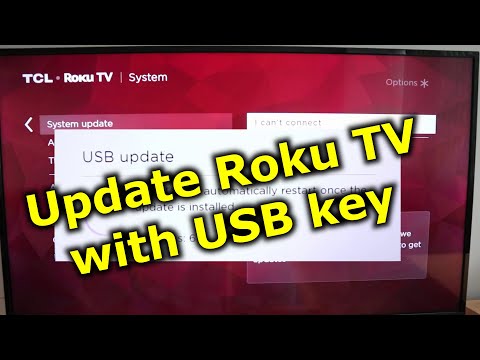 How to manually update Roku TV with a USB key