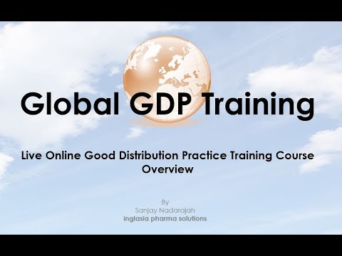 Global Good Distribution Practice - Introduction to one day online live course
