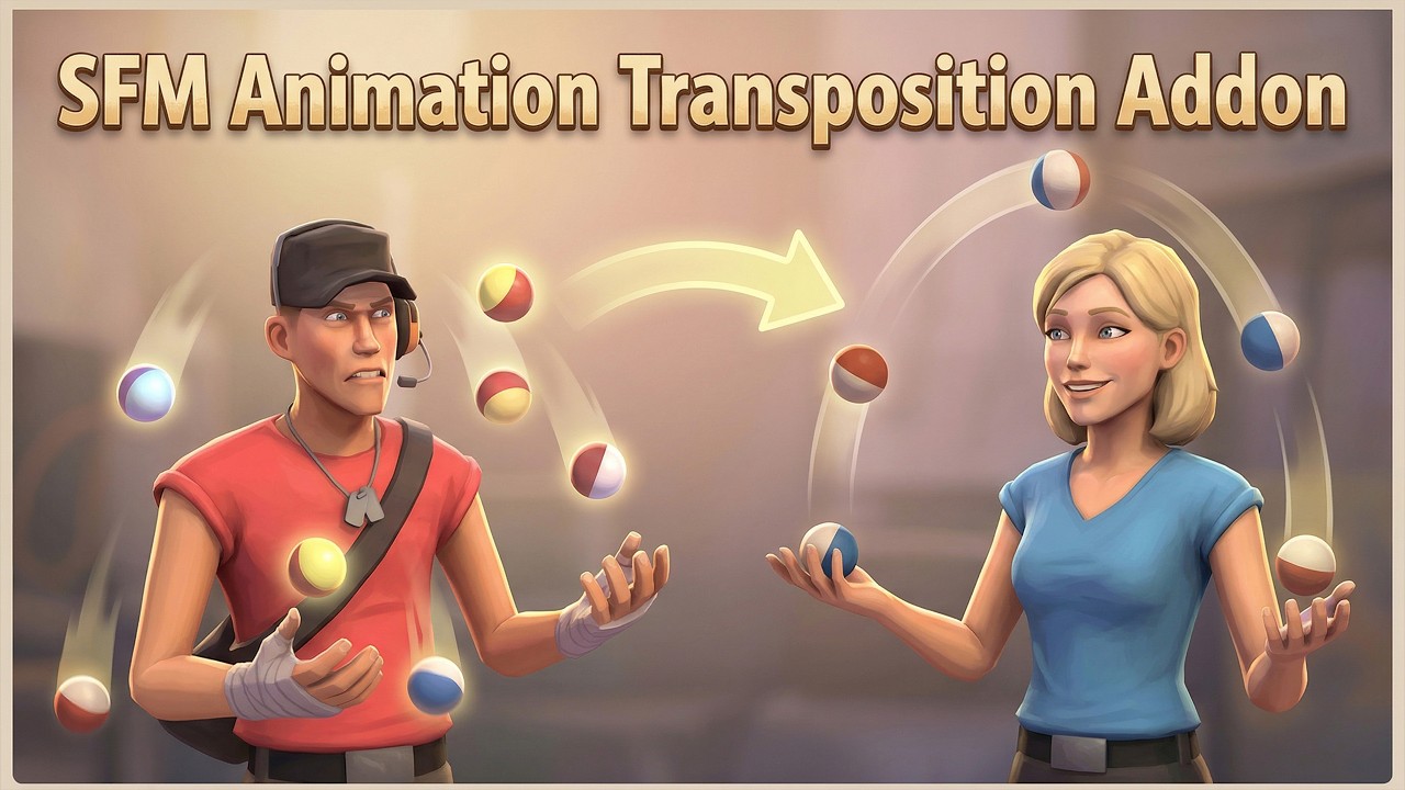SFM How to: Animation Transposition (Addon)