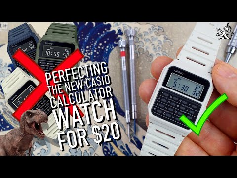 Perfecting The New Casio Calculator Watch: Easy 5 Minute $20 DIY Mod