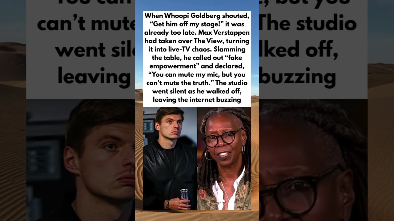 MAX VERSTAPPEN WALKS OUT LEAVING THE VIEW STUDIO STUNNED