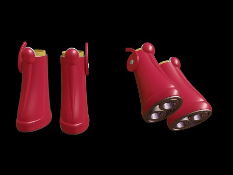 👟 one piece egghead DOM boots Cosplay・ 3D File for 3D printing・Cults