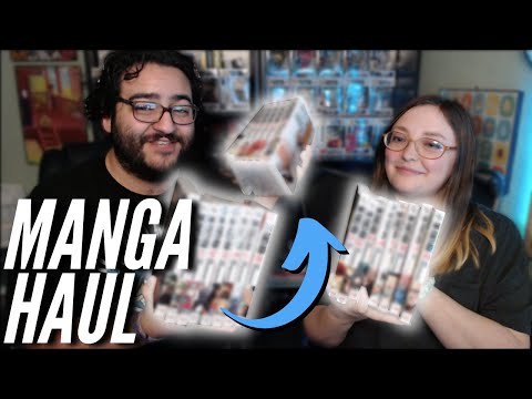 we found this entire series for HALF price! // 85+ manga haul largest ever // My Waifu & Me