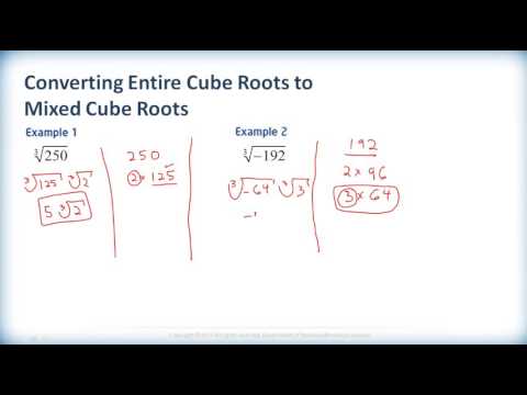 Math 2201 - Ch.4 Sec.4.1 - Simplifying Radicals - Instruction