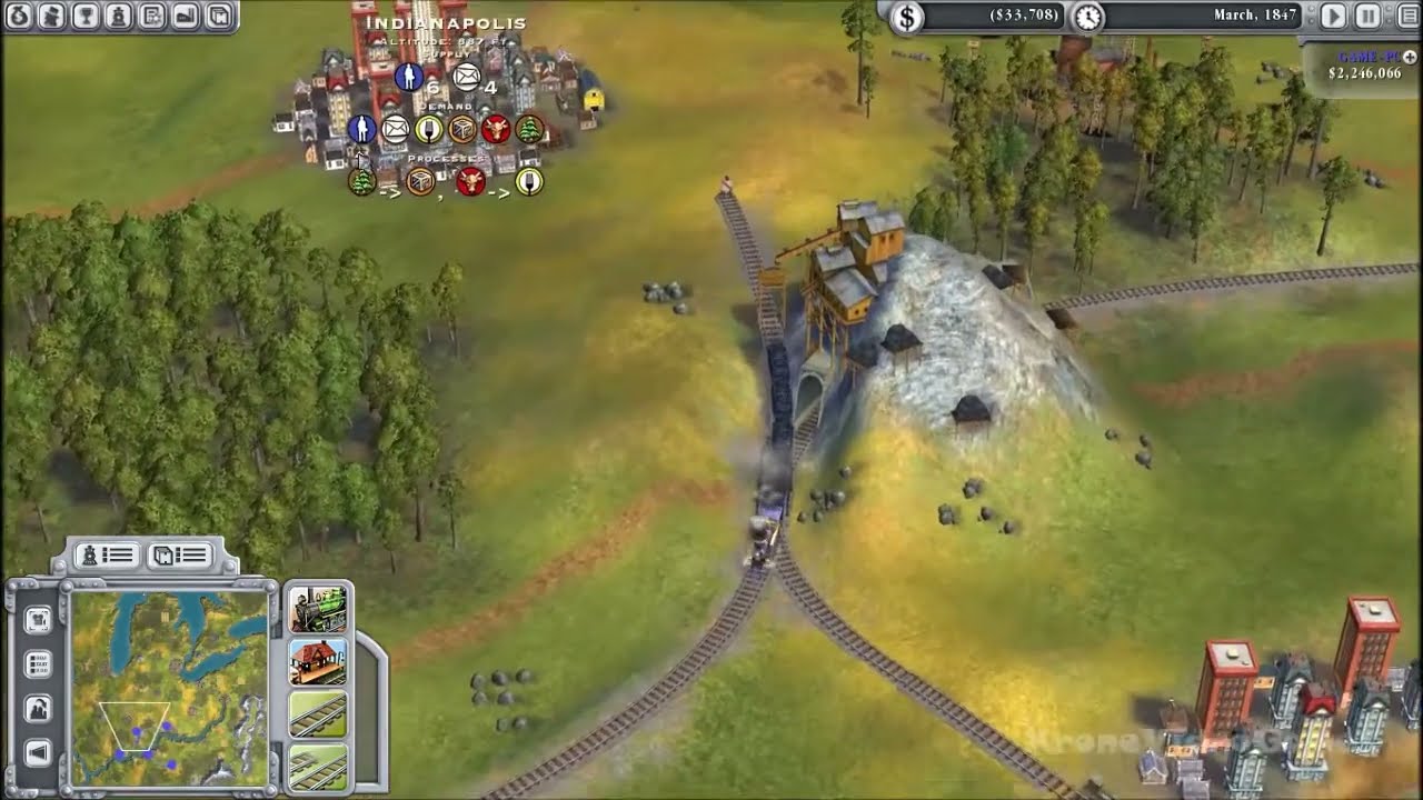 Sid Meier's Railroads! Gameplay (PC HD)