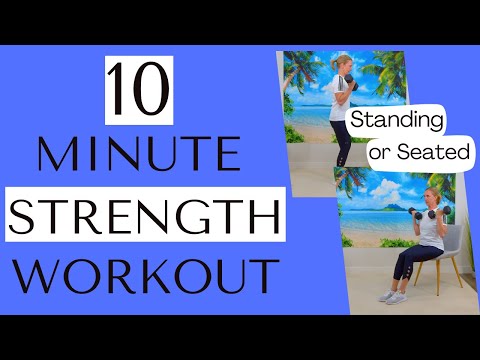 10 Min Dumbbell Workout for Seniors and Beginners - Build Muscle & Confidence