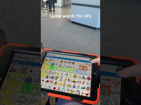 I need a haircut! Lamp words for life #aac #augcomm