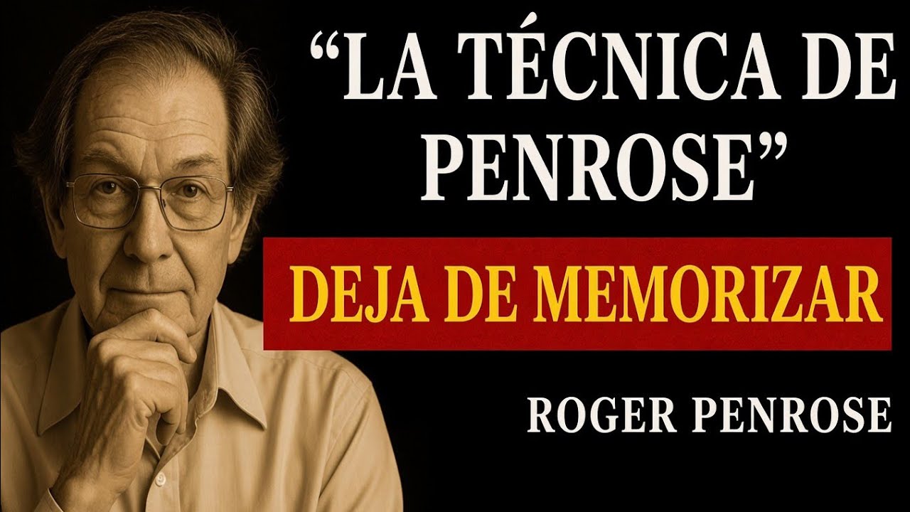 La Técnica de Roger Penrose — Deja de Memorizar y Empieza a Comprender | Método para Aprender Mejor