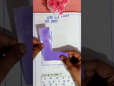 Letter 'L' craft #kindergarten #education #worksheet #baby #atoz #letterl #atoztipsonline