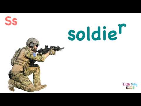 Words Starting With S - Learn Words that Start with S Sound with spellings || Preschool Learning ||