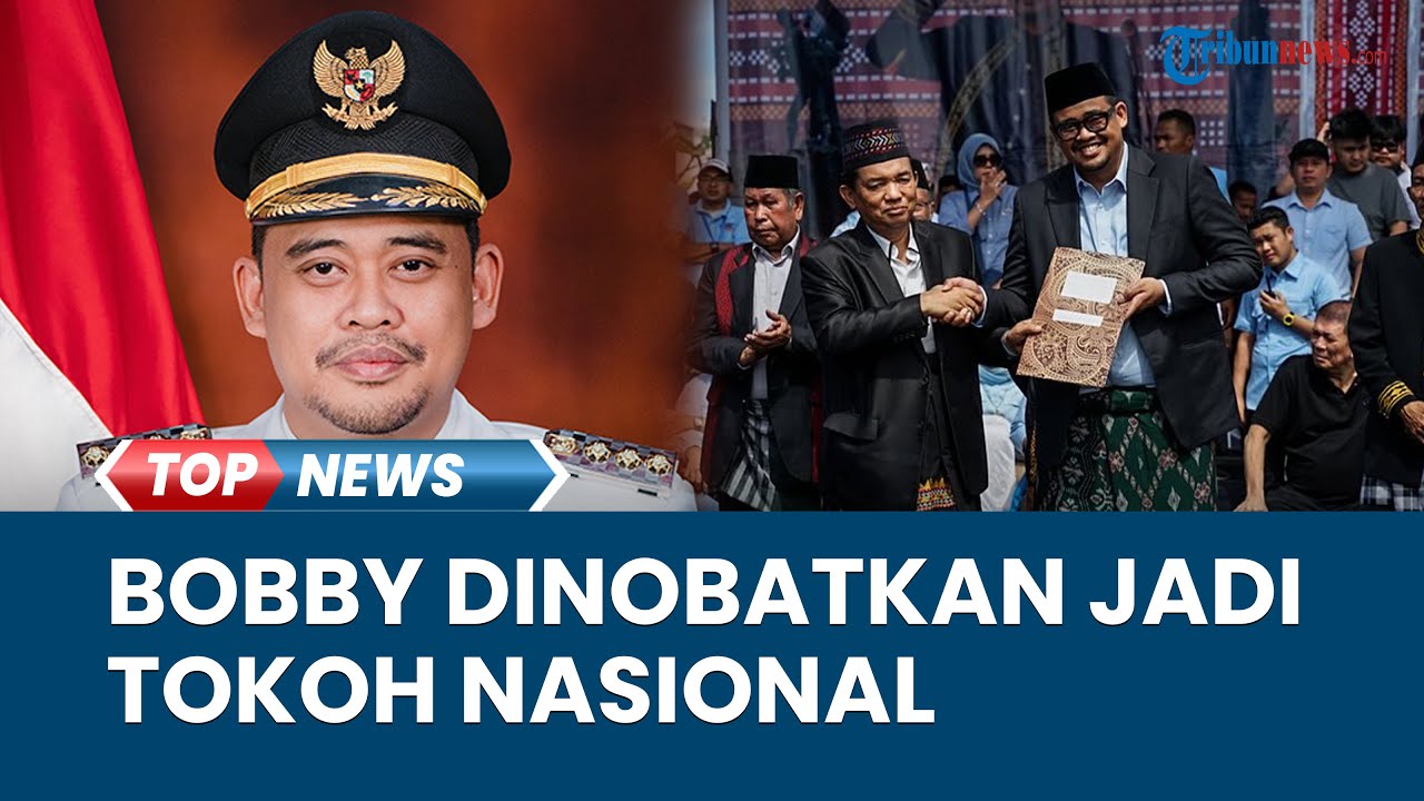 Menantu Jokowi, Bobby Nasution Dinobatkan Jadi Tokoh Nasional oleh Raja Se-Tapanuli Bagian ...