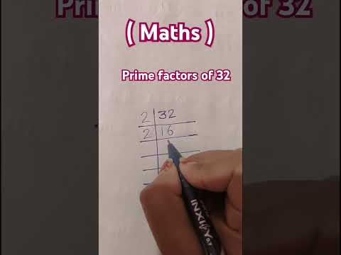 Prime factors of 32 by easy method #maths #trending #viralvideo #ytshorts_ #most #shorts #mustwatch