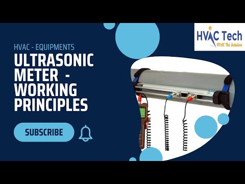 Ultrasonic flow meter working principle & animation.