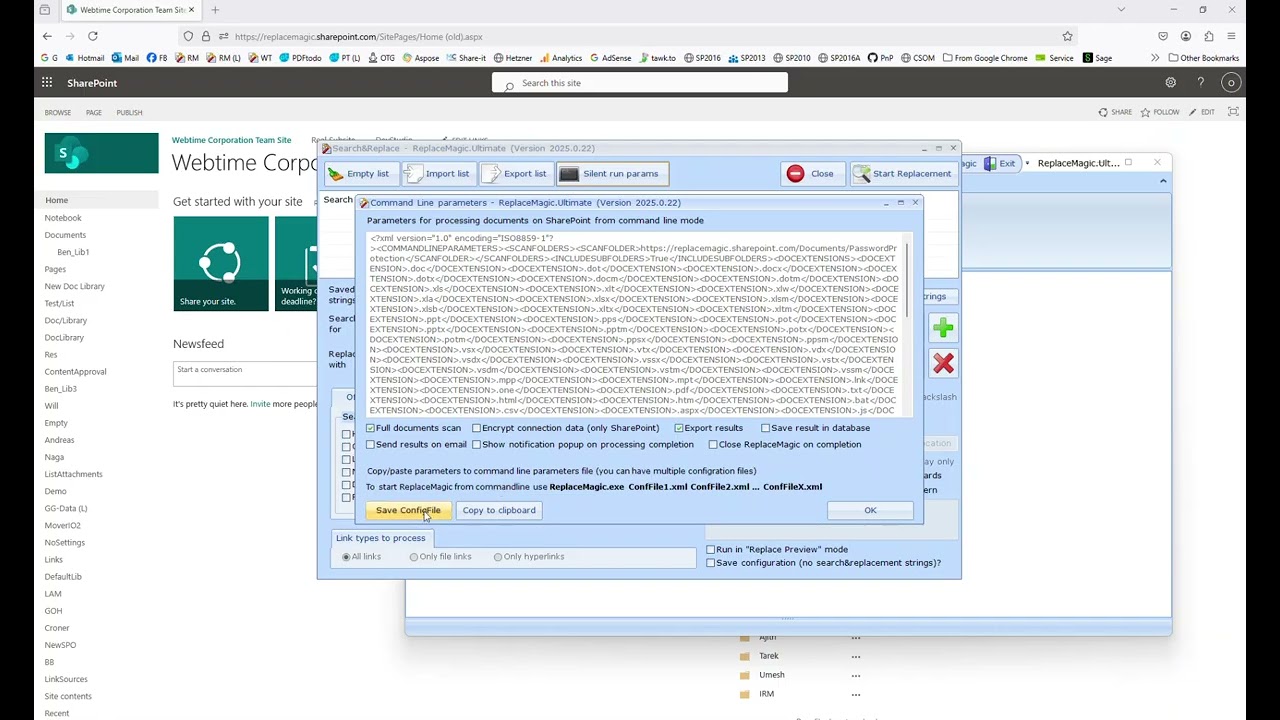 ReplaceMagic - How to create XML file for silent run (scanning and/or replacements)