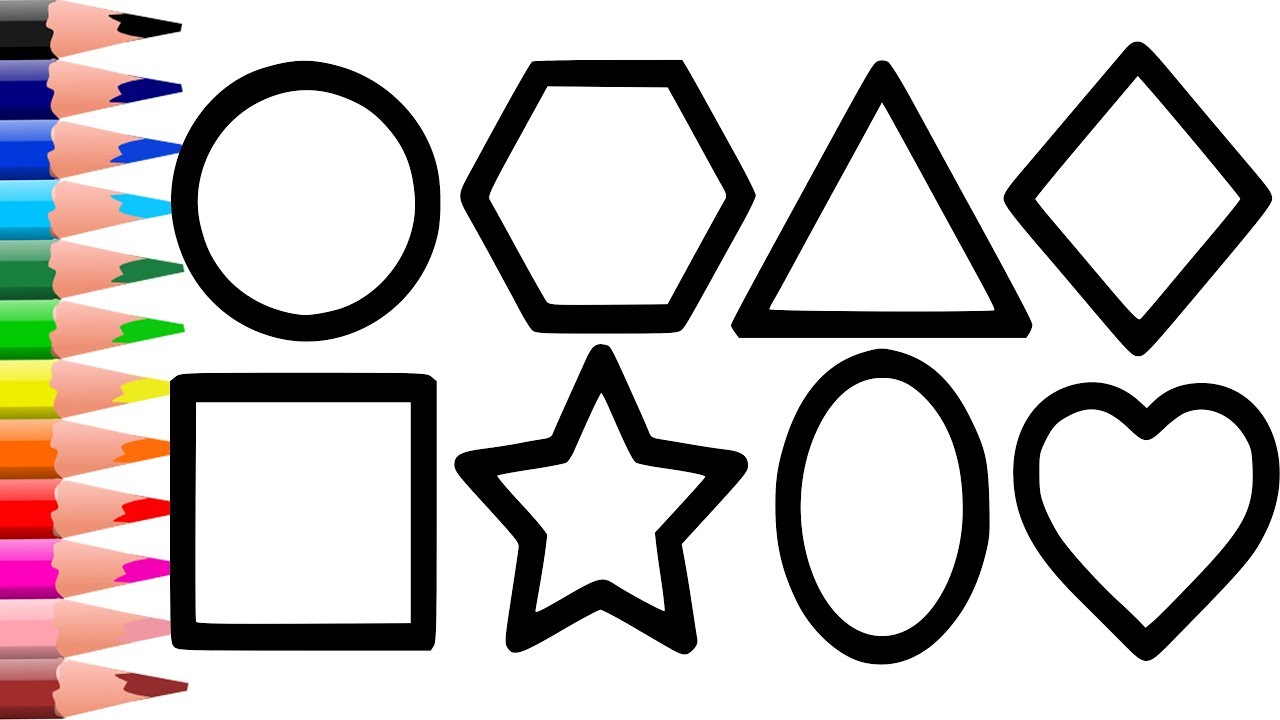 Learn Colors Learn Shapes for Kids and Toddlers | Amazing Kids Coloring Page
