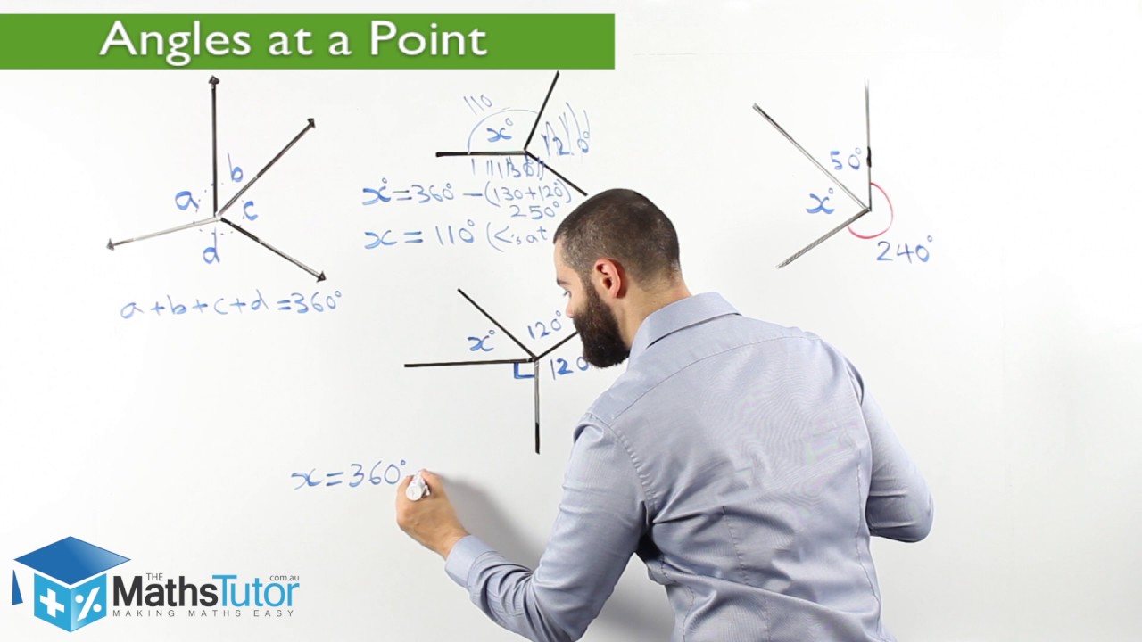 Maths Help - 14.  Angles at a Point