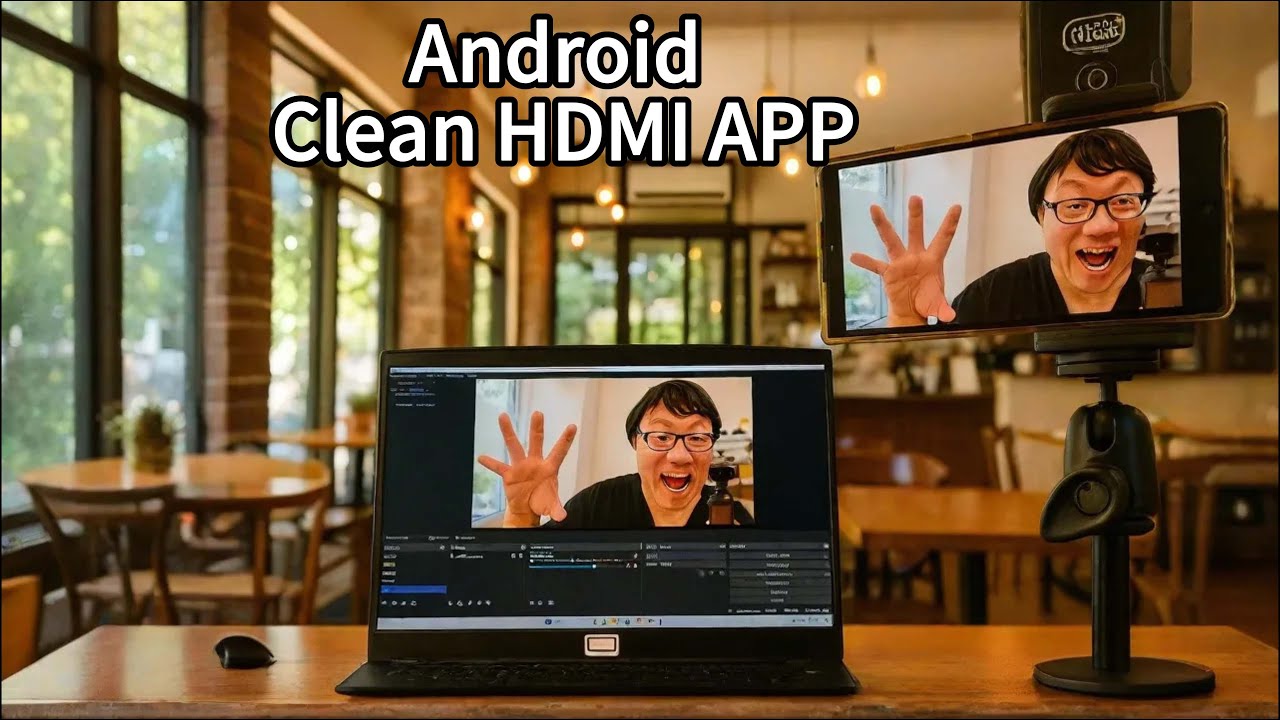 Turn YOUR android phone into a clean HDMI camera for OBS streaming