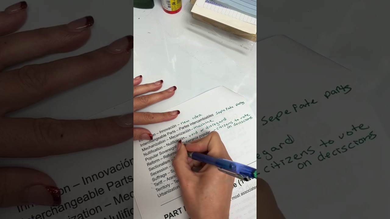 8th grade study guide part 1