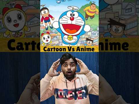 Difference between Cartoon and Anime ⚡