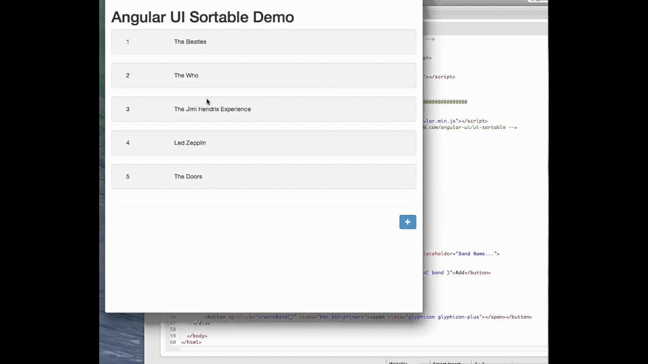 Angular UI Sortable How To