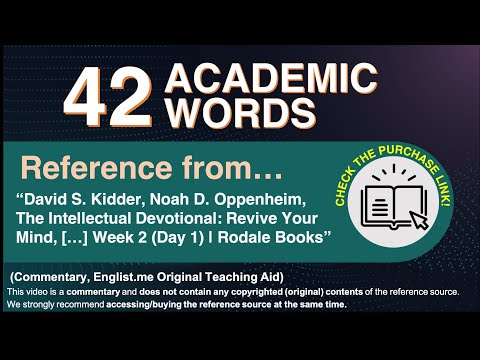 42 Academic Words Ref from "The Intellectual Devotional: Week 2 Day 1, Hammurabi's Code of Laws"