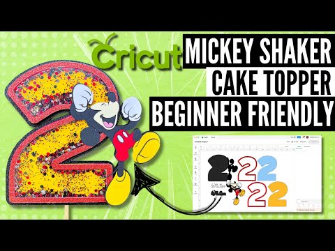 Beginner-friendly Shaker Cake Topper Tutorial Using Cricut - Super Simple And Fun!