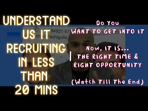 Recruitment As A Career | What Is US IT Recruiting | How To Become | Suman Pachigulla | Training