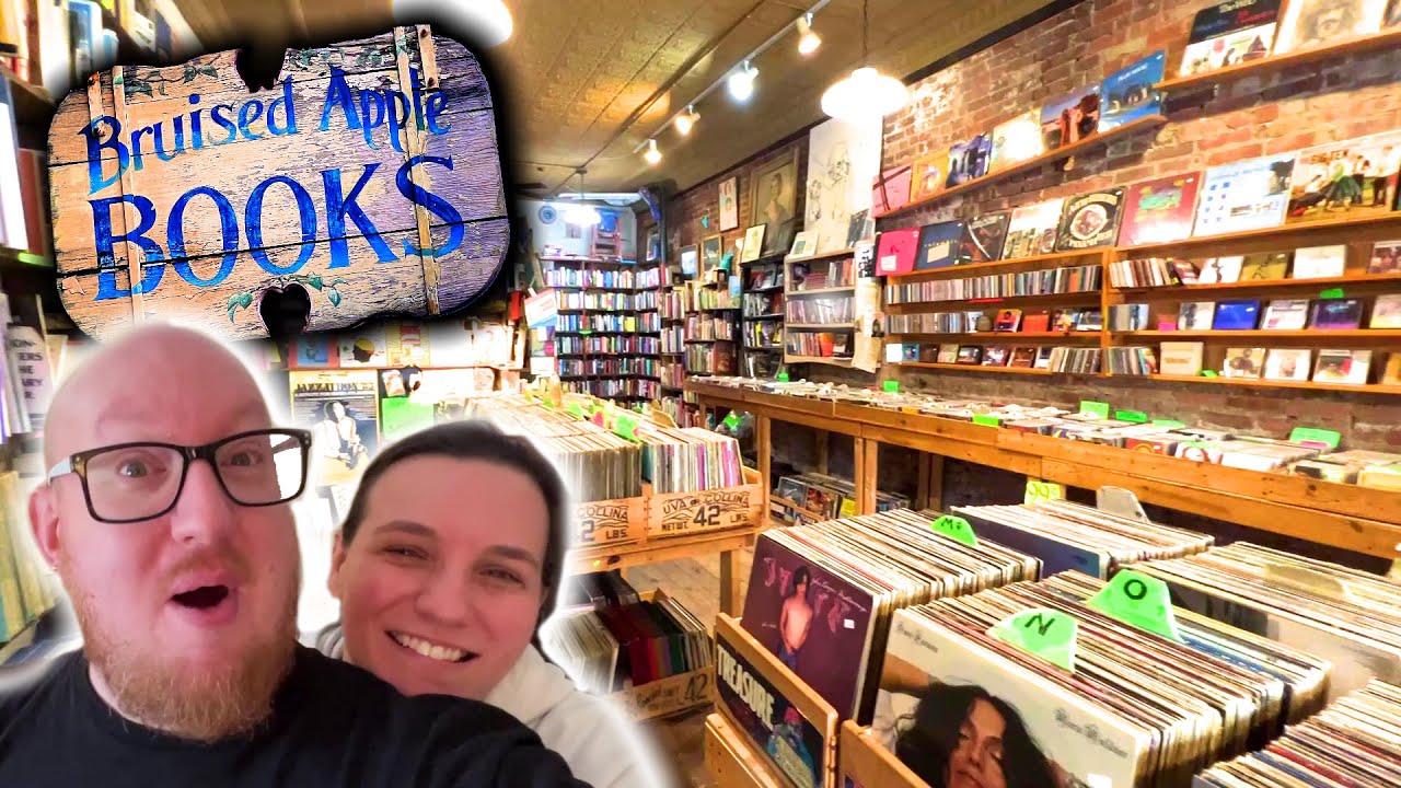 Visiting The Bruised Apple Books - Peekskill, NY -- 📼📚💿 and more!