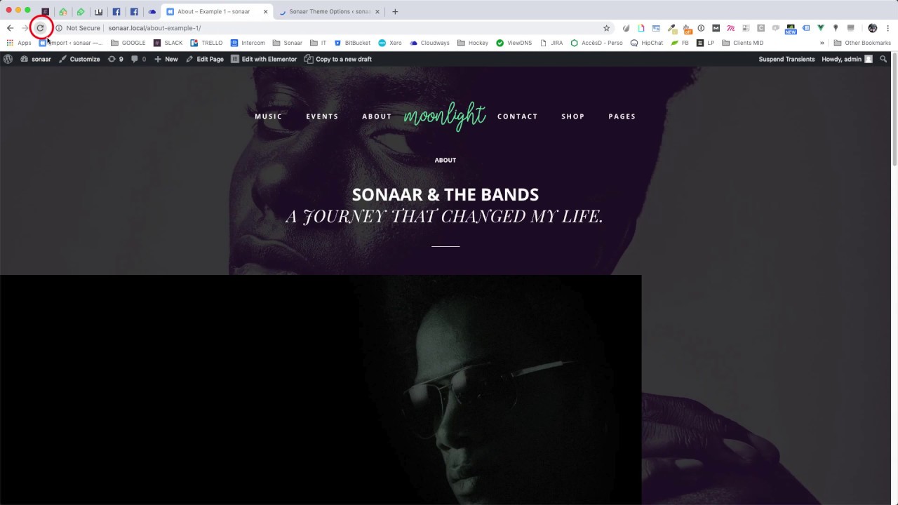 Changing the main background of your website | Sonaar WordPress Themes | Video Tutorials