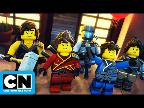The Ninjas Epic Battle with Colossi | Ninjago | Cartoon Network