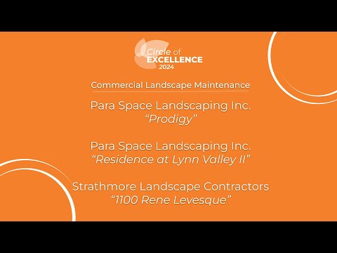 2024 Circle of Excellence: Commercial Landscape Maintenance