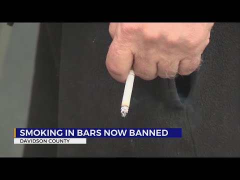 Smoking in bars now banned in Davidson County