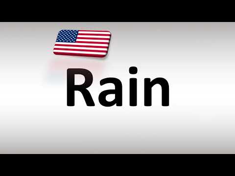 How to Pronounce Rain in US American English