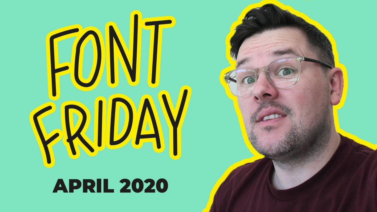 Font Friday April 2020 - 6 awesome fonts available on Creative Market