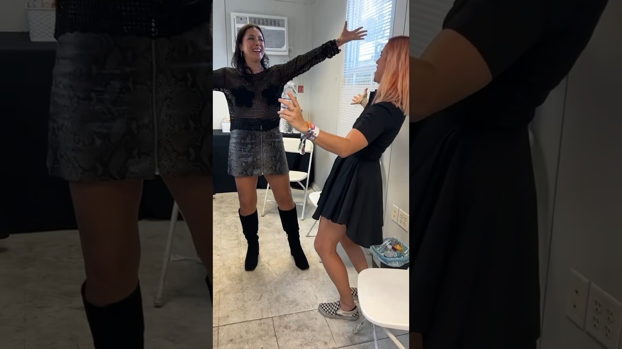 Little Cass was manifesting and she didn't even know 🥹 #cassadeepope #michellebranch #wwwy #shorts