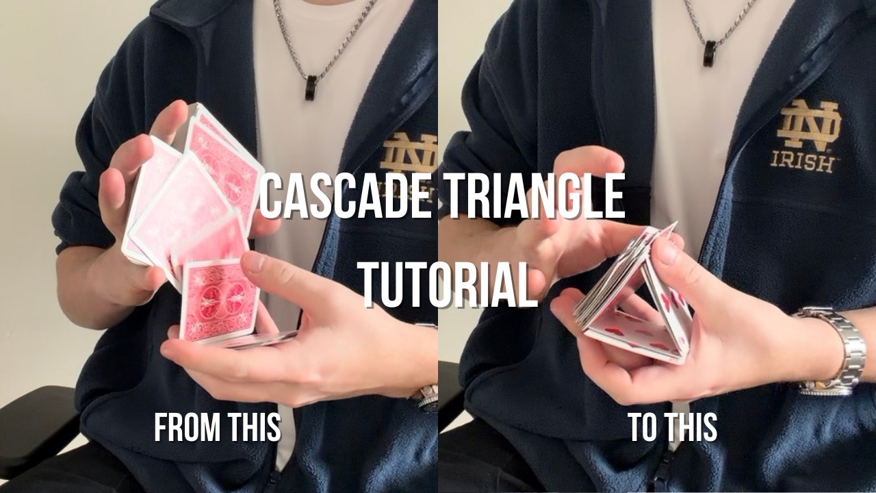 Cascade triangle Cardistry Tutorial