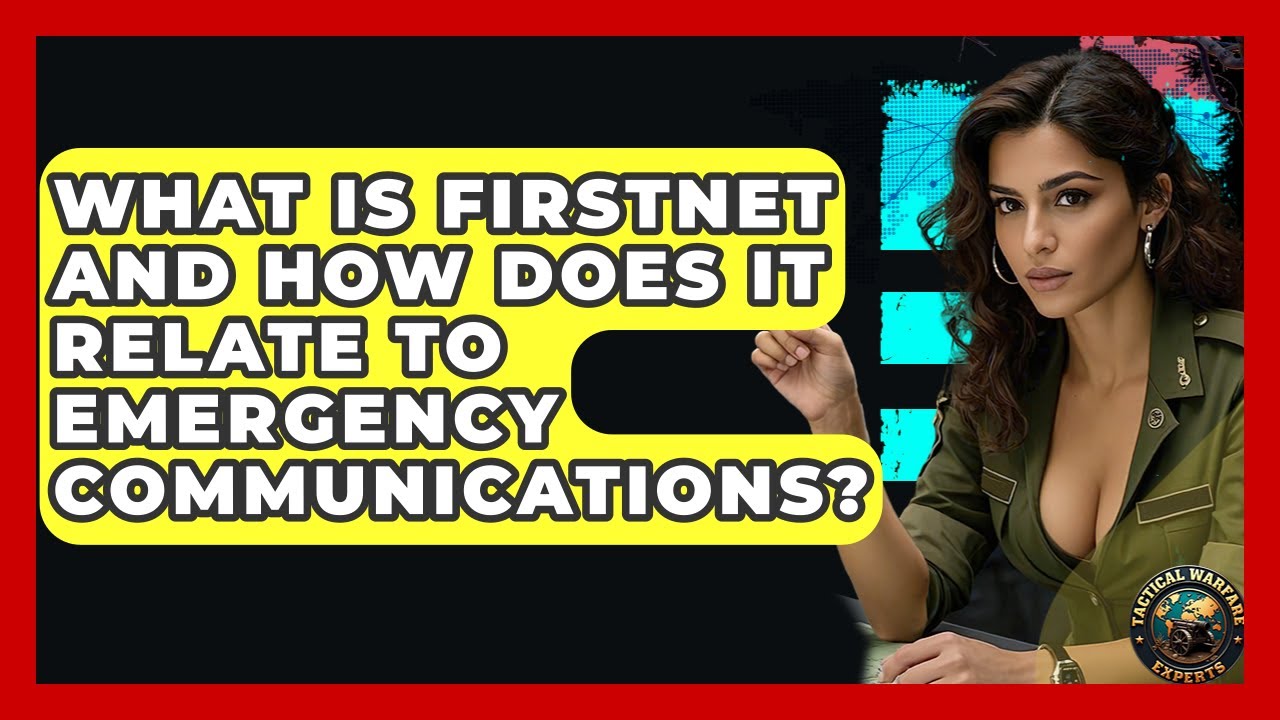 What Is FirstNet And How Does It Relate To Emergency Communications? - Tactical Warfare Experts