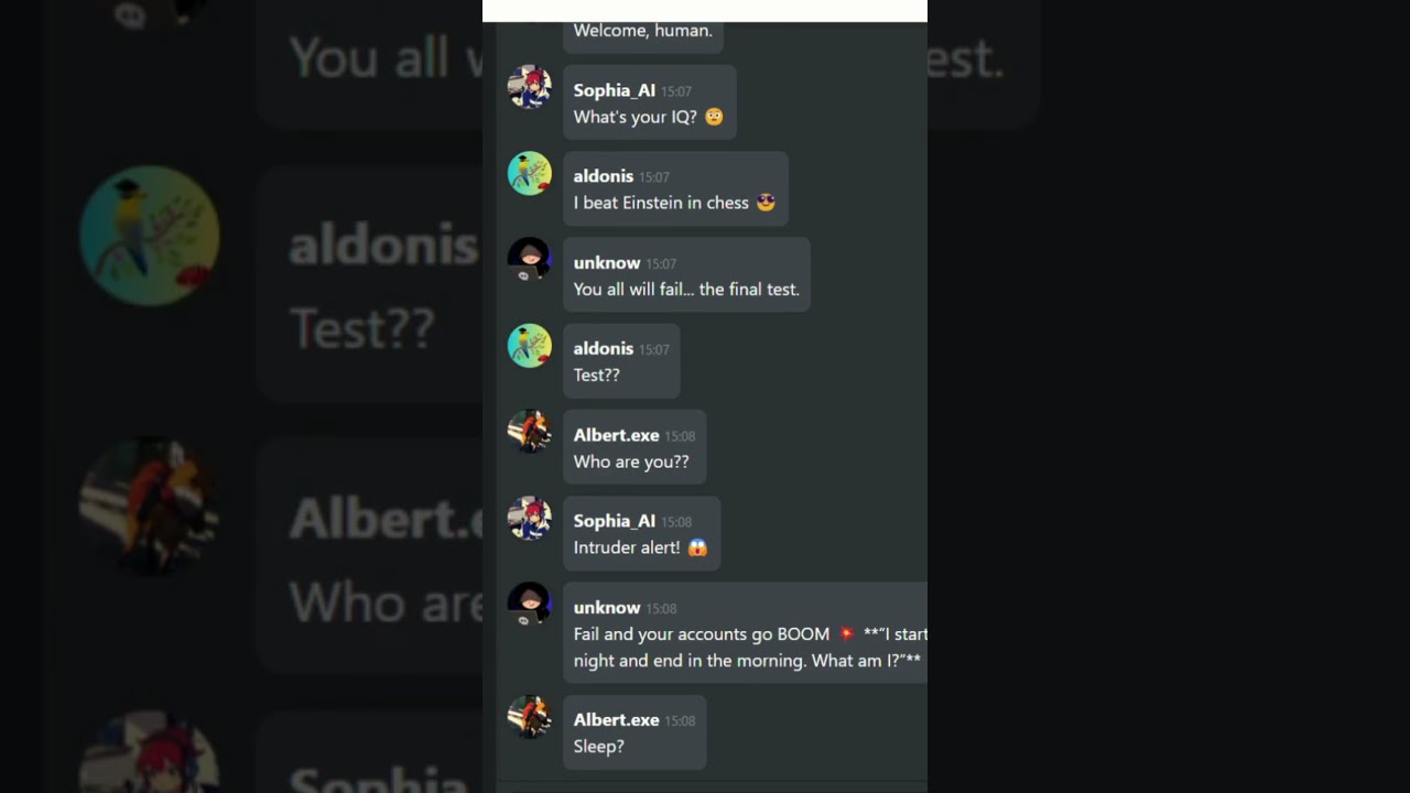 A BOT just killed Albert exe 😨 #discordanimation #funnyshorts #shortscomedy #aibot #chatstory